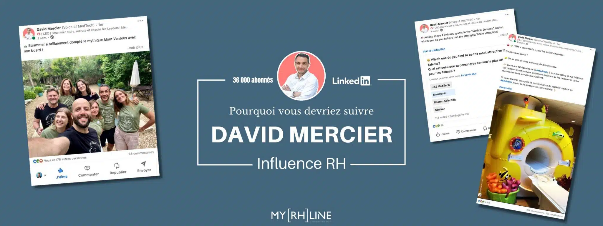 David Mercier : pourquoi le rejoindre sur LinkedIn